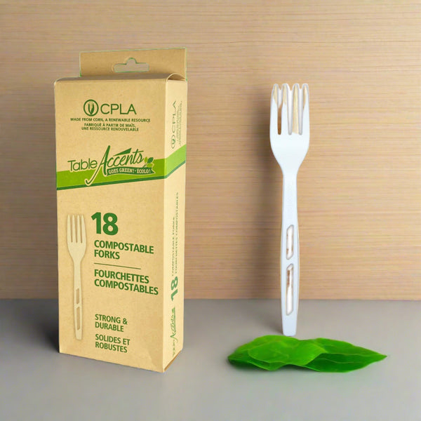 HSWR COMPOSTABLE FORK 18PK (24) – Classy Imports Inc