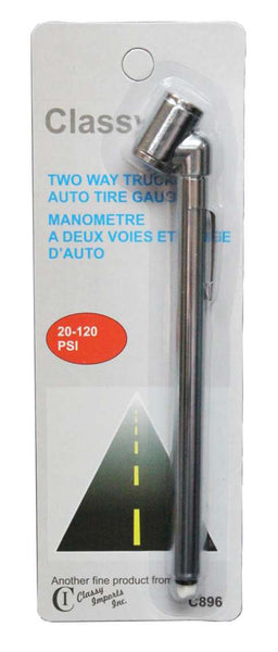 CLASSY TIRE GAUGE C896 20-120PSI – Classy Imports Inc